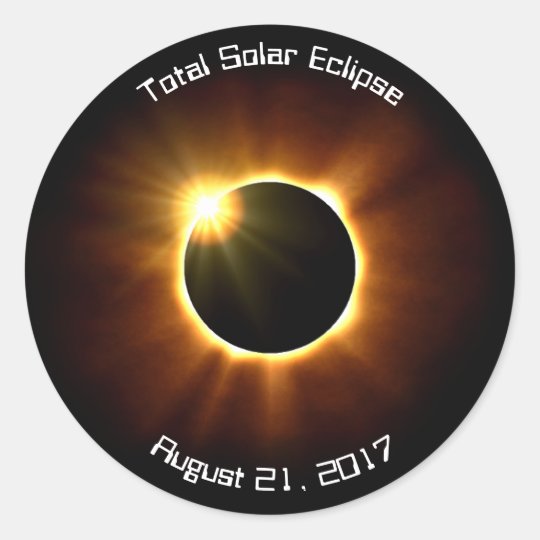 Total Solar Eclipse - Stickers | Zazzle.com