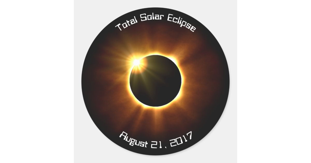 Total Solar Eclipse - Stickers | Zazzle