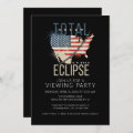 Total Solar Eclipse USA Map Viewing Party Invitation | Zazzle