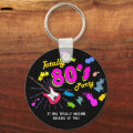 Totally 80s Party, Keychain Favors | Zazzle