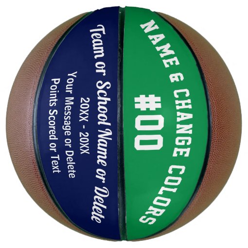 Totally Customizable Personalised Basketball Ball | Zazzle