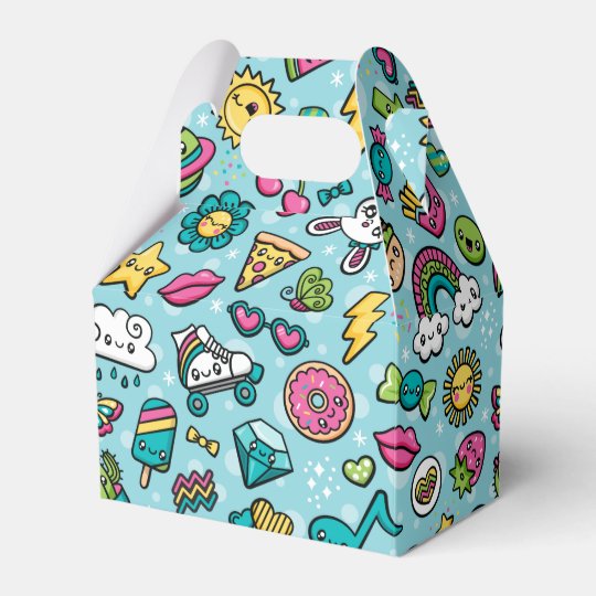 Totally Cute Doodles favor boxes | Zazzle.com