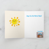 Totally Silly Cat Get Well Card | Zazzle