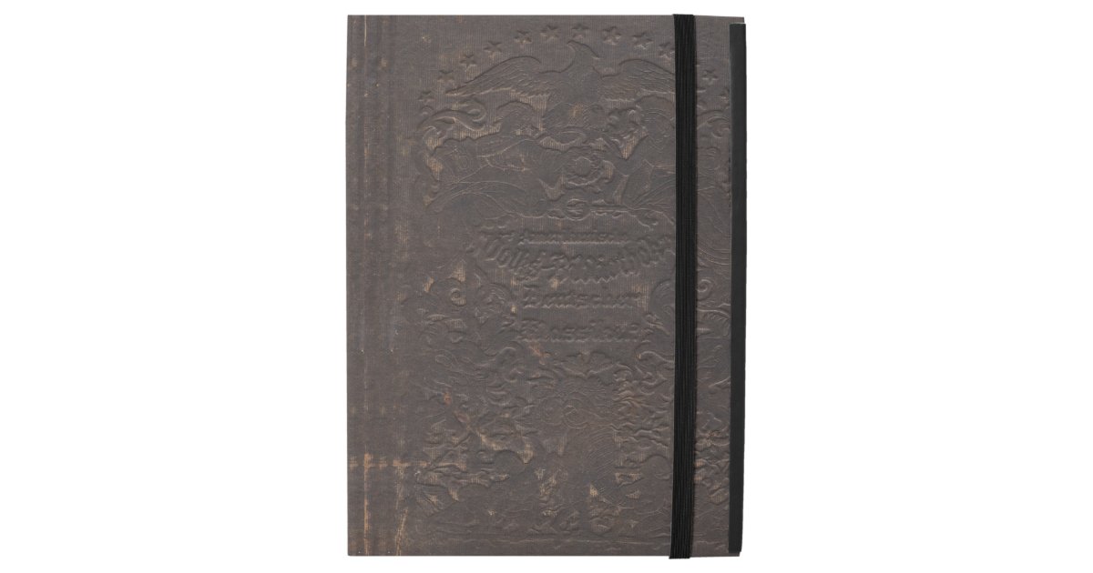 Totally Tattered Vintage Embossed Book Cover | Zazzle