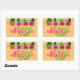 Totally Unbeetable | Motivational Quote Pun Rectangular Sticker | Zazzle