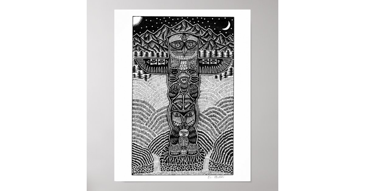 Totem Poster | Zazzle