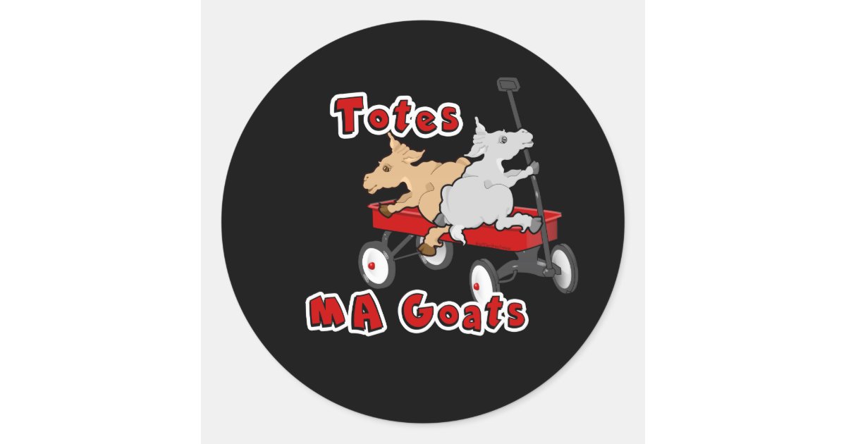 Totes MaGoats FunnY Goat Meme Classic Round Sticker | Zazzle