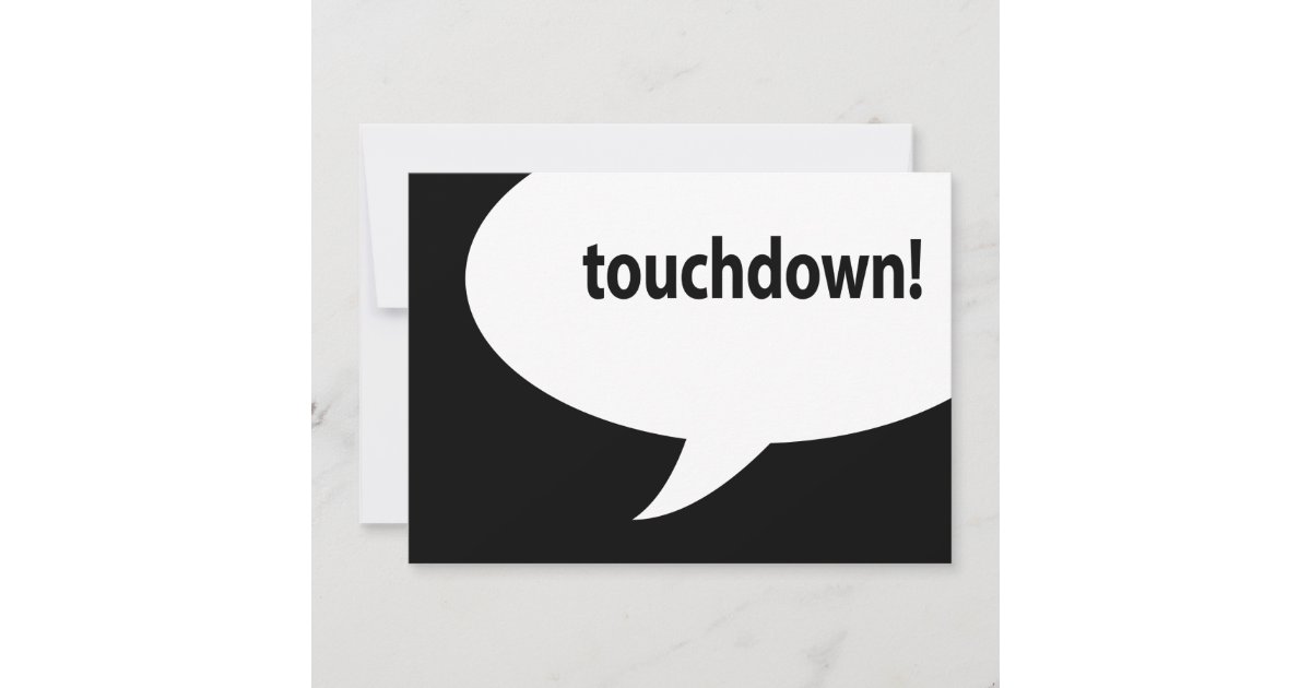 touchdown! invitation | Zazzle