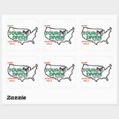 Tour Divide Sticker | Zazzle