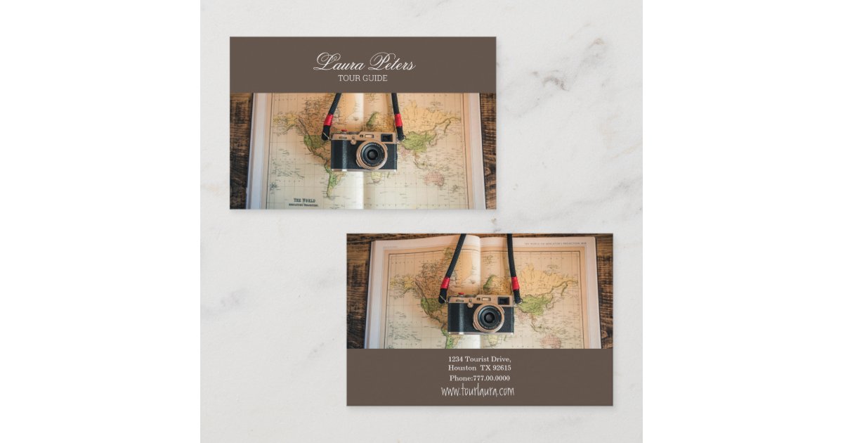 Tour Guide Business Card | Zazzle