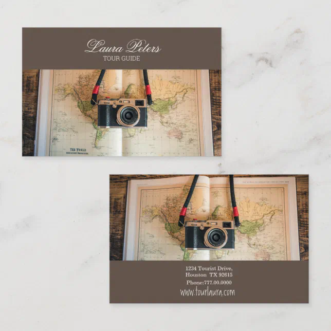 Tour Guide Business Card | Zazzle