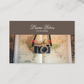 Tour Guide Business Card | Zazzle