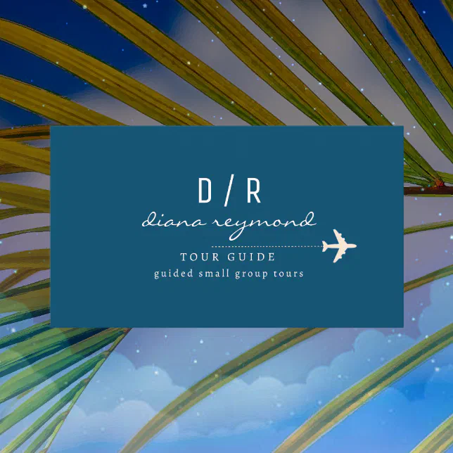 Tour Guide Business Card | Zazzle