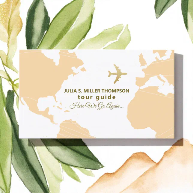 Tour Guide Business Card | Zazzle