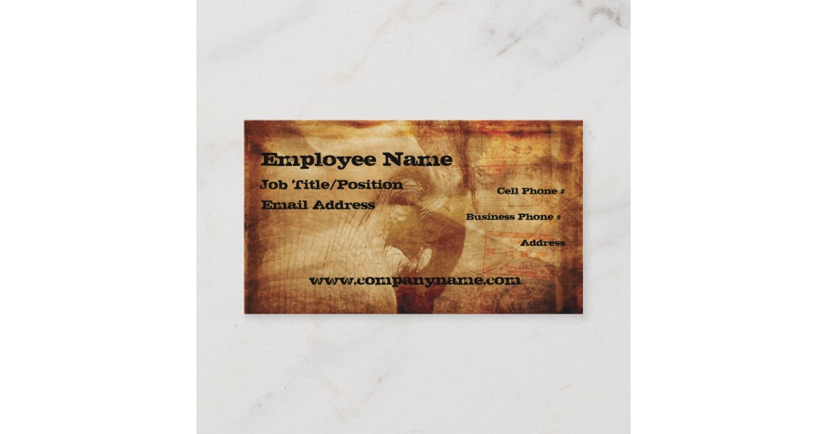 Tour Guide Business Card Template | Zazzle
