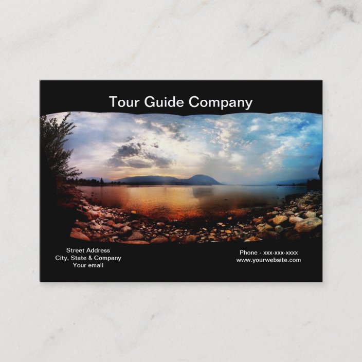Tour Guide Company Business Card | Zazzle.com
