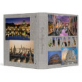 Touring Italy Photo Scrapbook Album 2 inch 3 Ring Binder | Zazzle