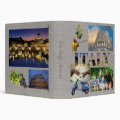 Touring Italy Photo Scrapbook Album 3 Ring Binder | Zazzle