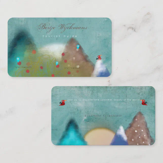 Tourist Guide Business Card | Zazzle