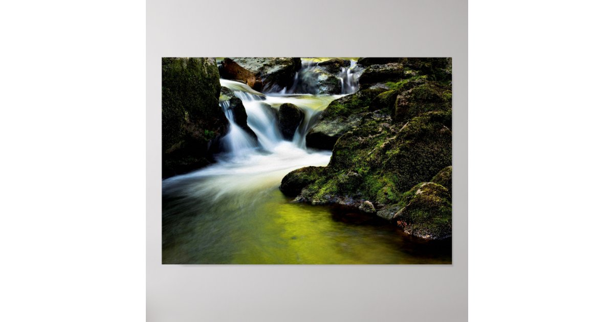 Tourmakeady Waterfall in County Mayo, Ireland Poster | Zazzle