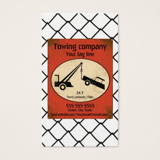 Tow truck business card | Zazzle.com