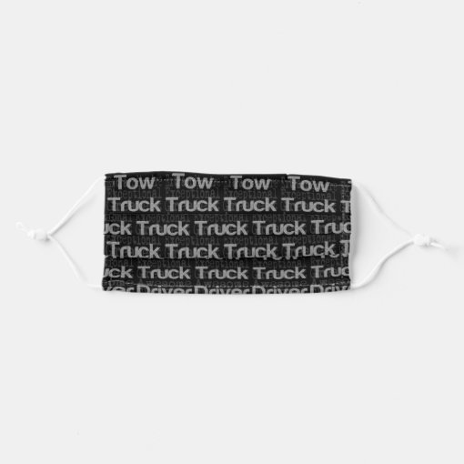 Tow Truck Driver Extraordinaire Adult Cloth Face Mask | Zazzle