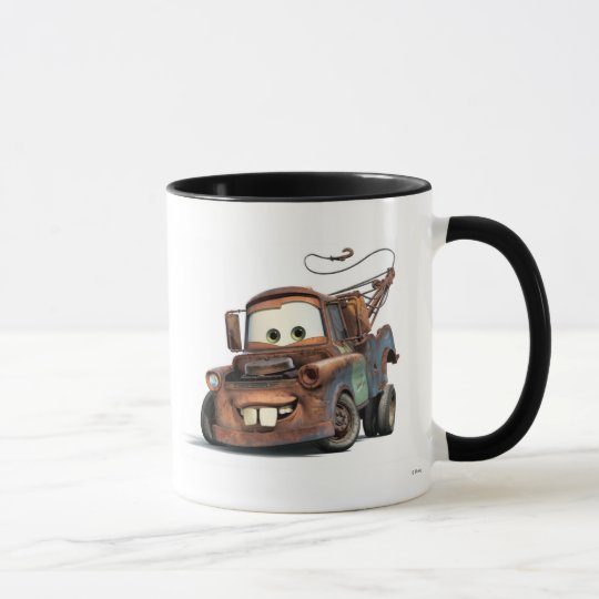 Tow Truck Mater Smiling Disney Mug | Zazzle.com
