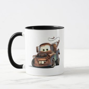 Tow Truck Mater Smiling Disney Mug | Zazzle