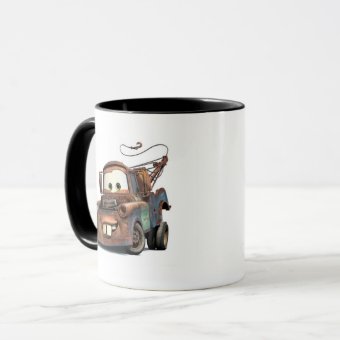 Tow Truck Mater Smiling Disney Mug | Zazzle