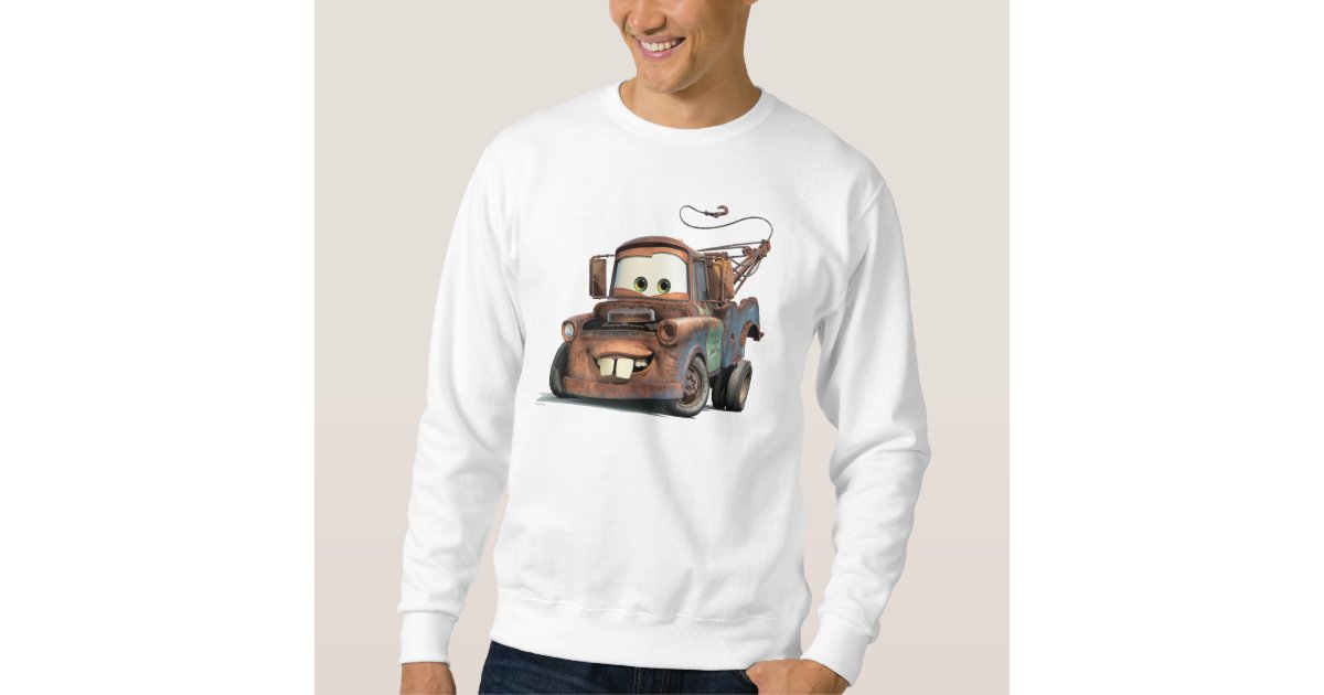 Tow Truck Mater Smiling Disney Sweatshirt | Zazzle