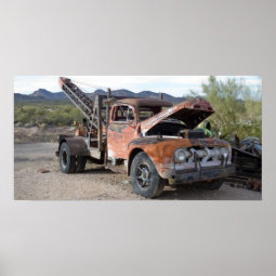 Tow Truck Poster | Zazzle