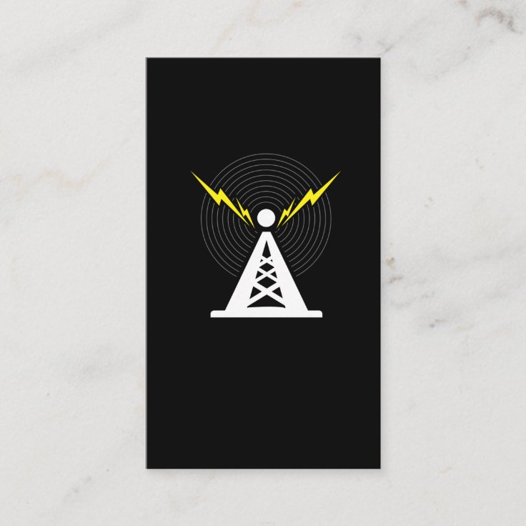 Tower Antenna Ham Radio Operator Business Card | Zazzle