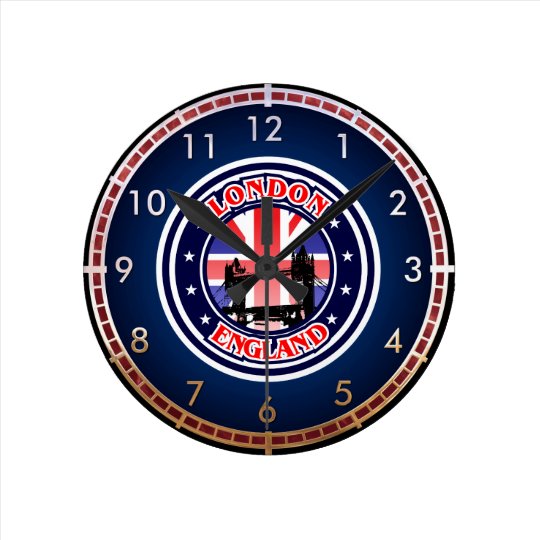 Tower Bridge Round Clock | Zazzle.com