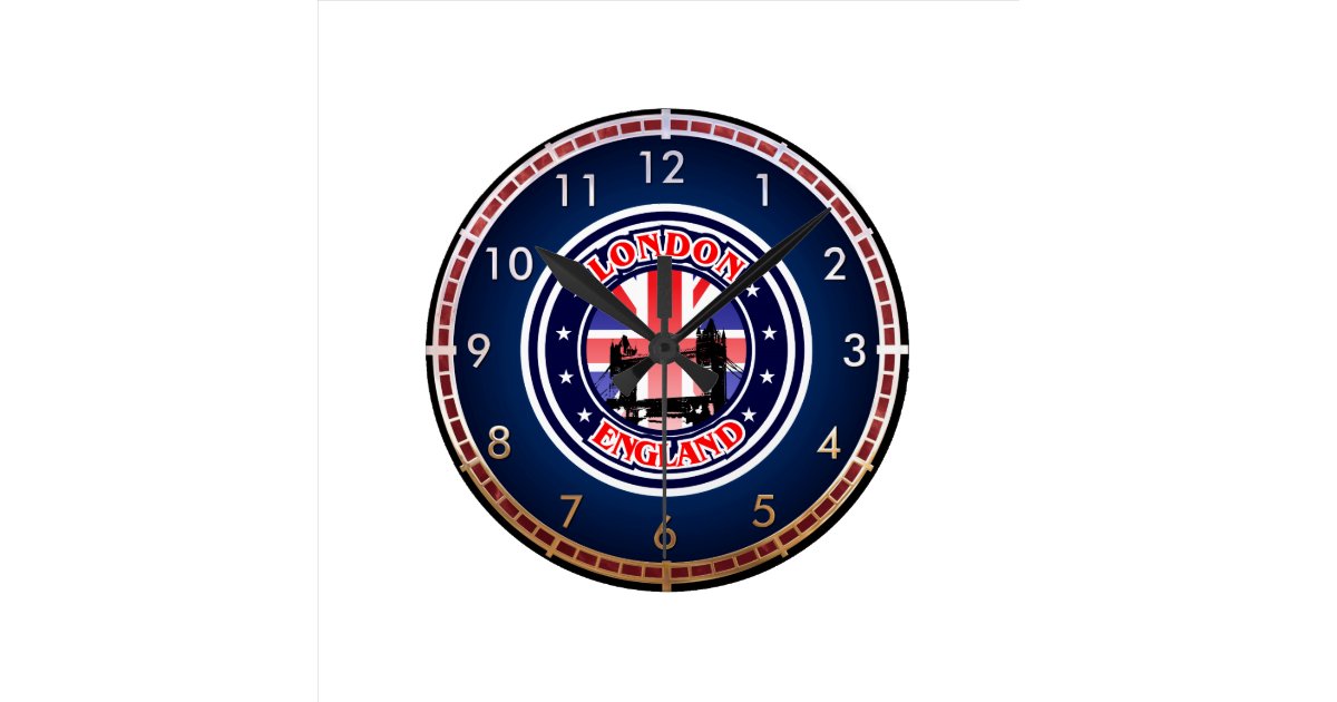 Tower Bridge Round Clock | Zazzle.com
