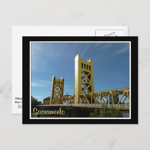 Tower Bridge, Sacramento Postcard | Zazzle