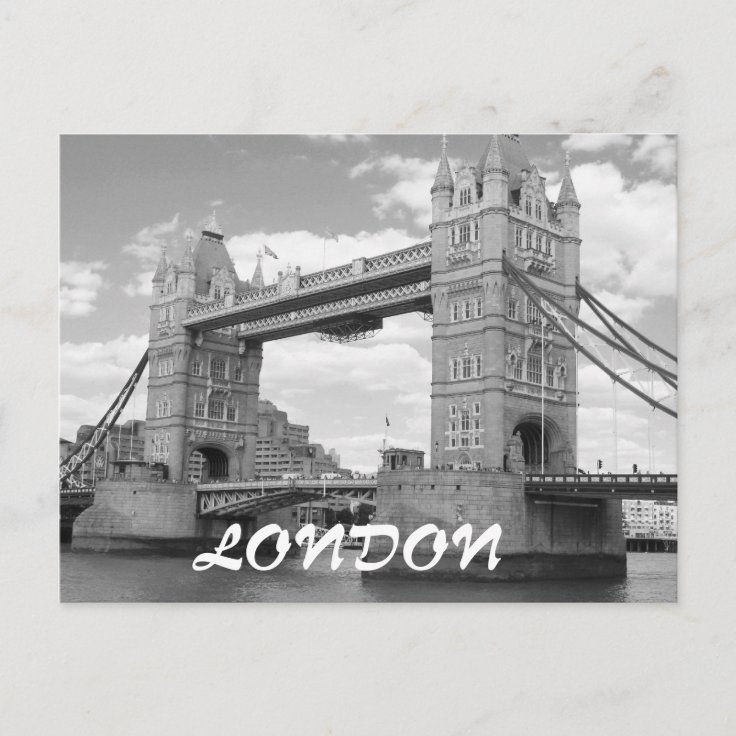 Tower Bridge vintage London postcard | Zazzle