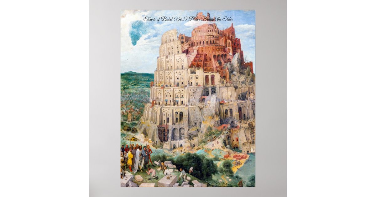 Tower of Babel Poster | Zazzle