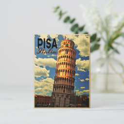 Tower Of Pisa ltaly Postcard | Zazzle