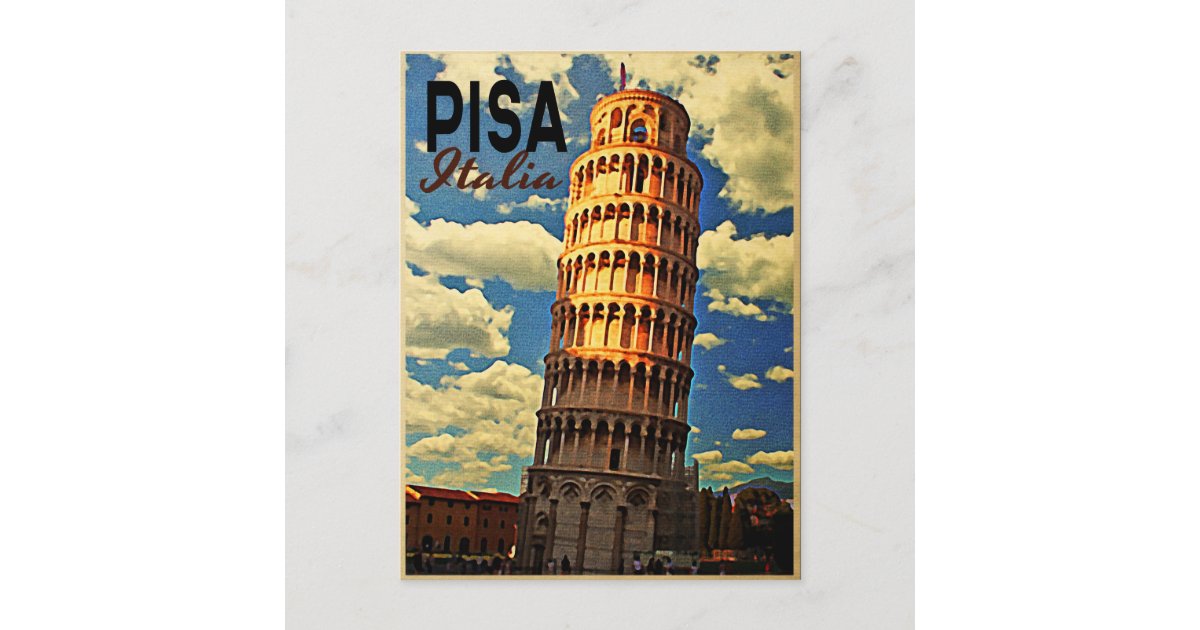 Tower Of Pisa ltaly Postcard | Zazzle