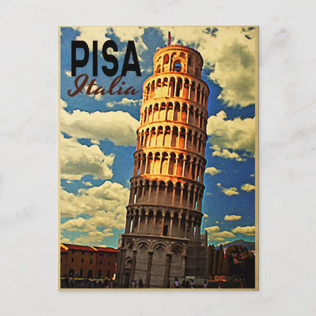 Tower Of Pisa ltaly Postcard | Zazzle