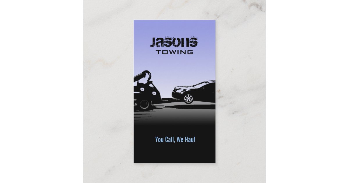 Towing Business Cards | Zazzle