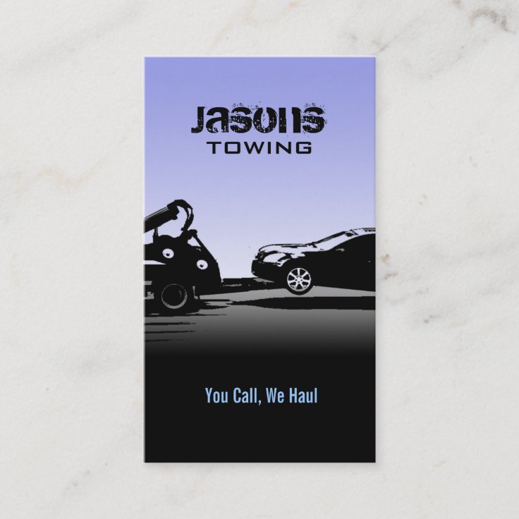 Towing Business Cards | Zazzle
