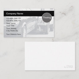 Towing Business Cards | Zazzle