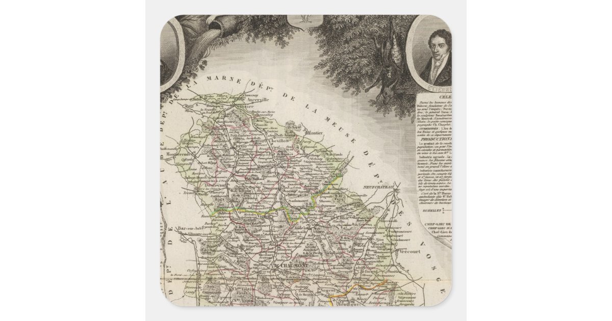 Towns Square Sticker | Zazzle