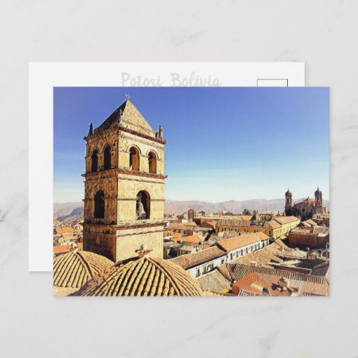 Townscape of Potosi, Bolivia Postcard | Zazzle