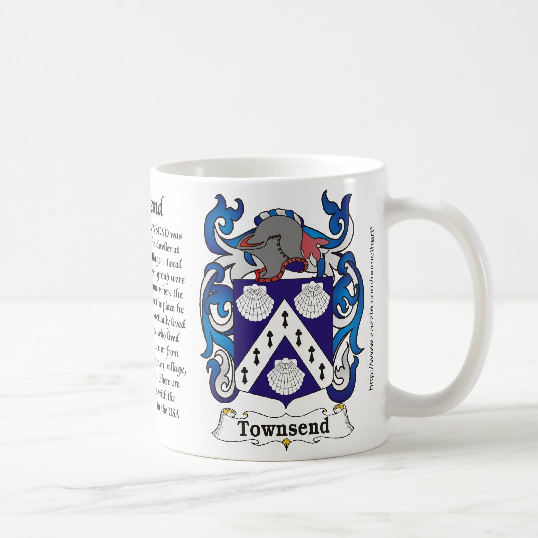 Townsend Family Coat of Arms mug | Zazzle
