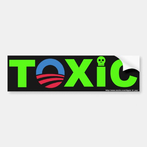 Toxic Bumper Sticker | Zazzle