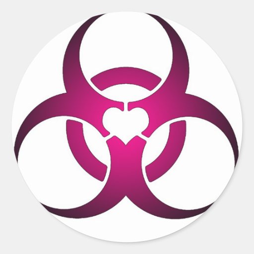 Toxic Love Stickers | Zazzle