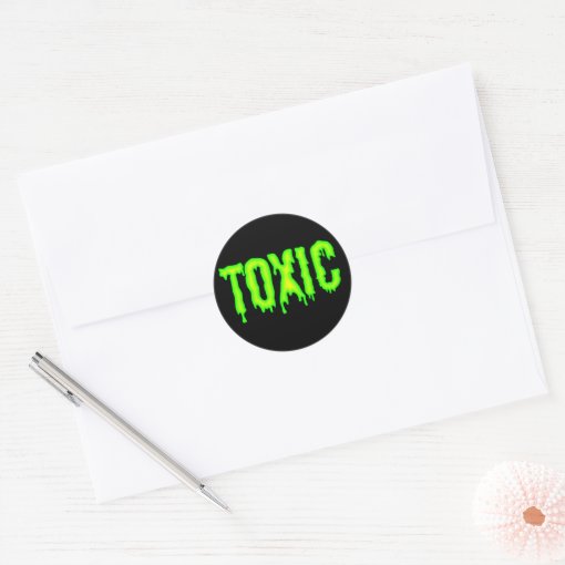 Toxic Sticker | Zazzle