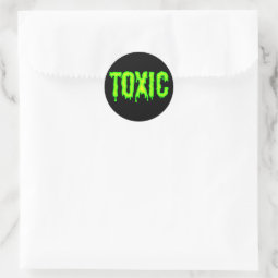 Toxic Sticker | Zazzle